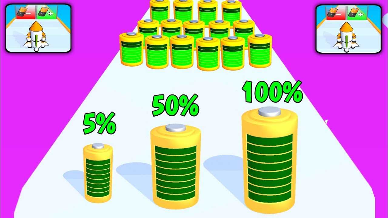 Satisfying Mobile Game Recharge Rocket Run GamePlay Max Levels Tiktok ...