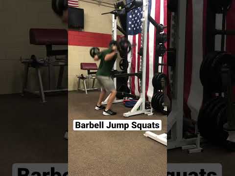 Barbell Jump Squats - YouTube