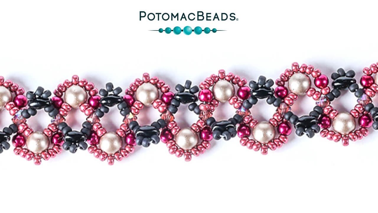 San Fran Twisted Bracelet - DIY Jewelry Making Tutorial by PotomacBeads - YouTube