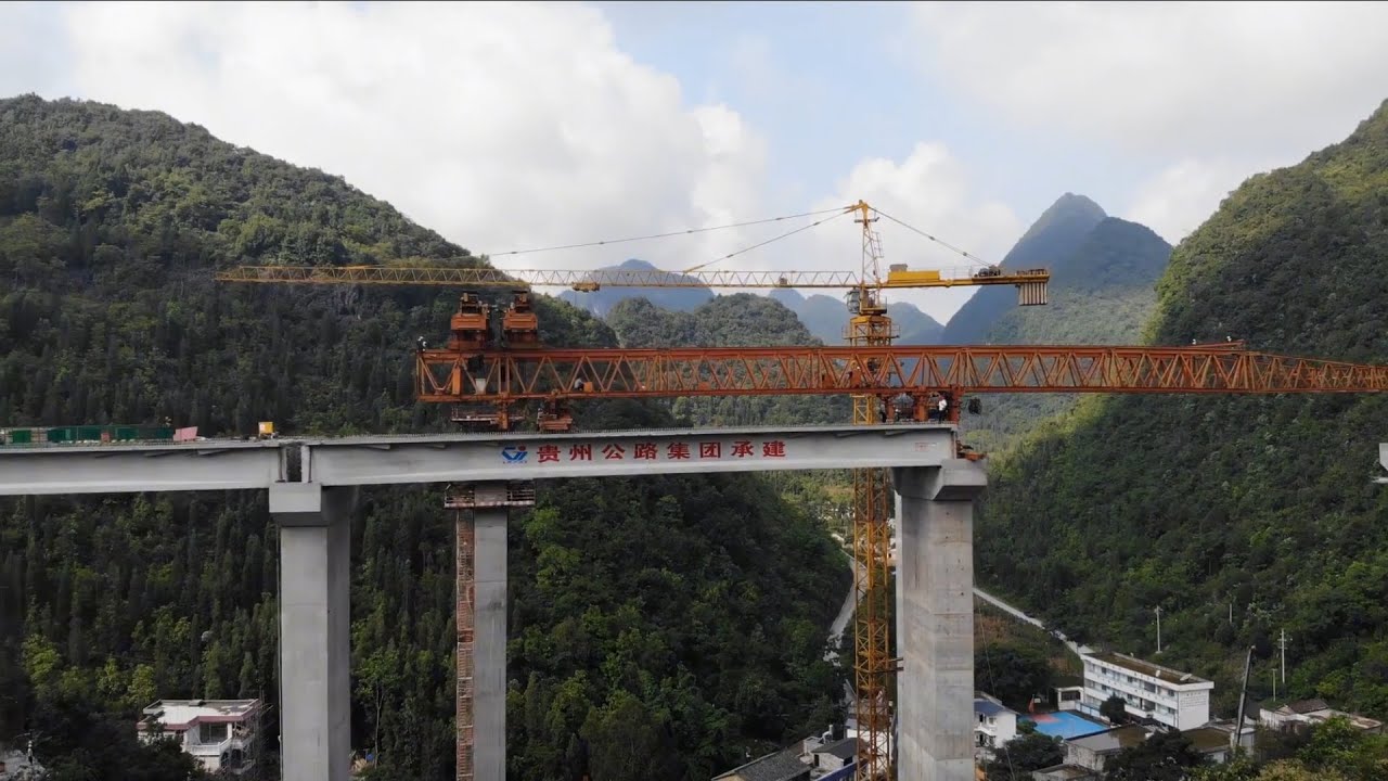 Xingyi Ring Expressway under construction, Fenglin Bridge - Guizhou ...