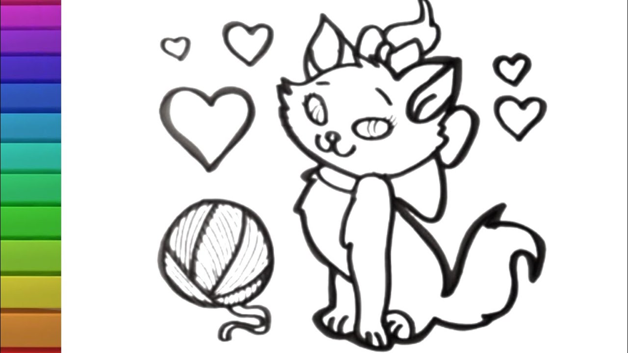 How to draw a cat and the planet | drawing tutorial - YouTube