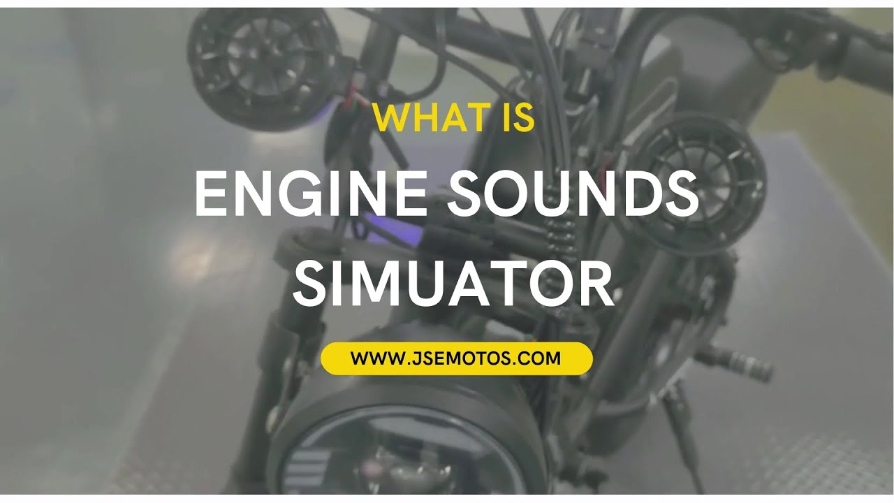 engine sounds simuator for electric bike/motor - YouTube