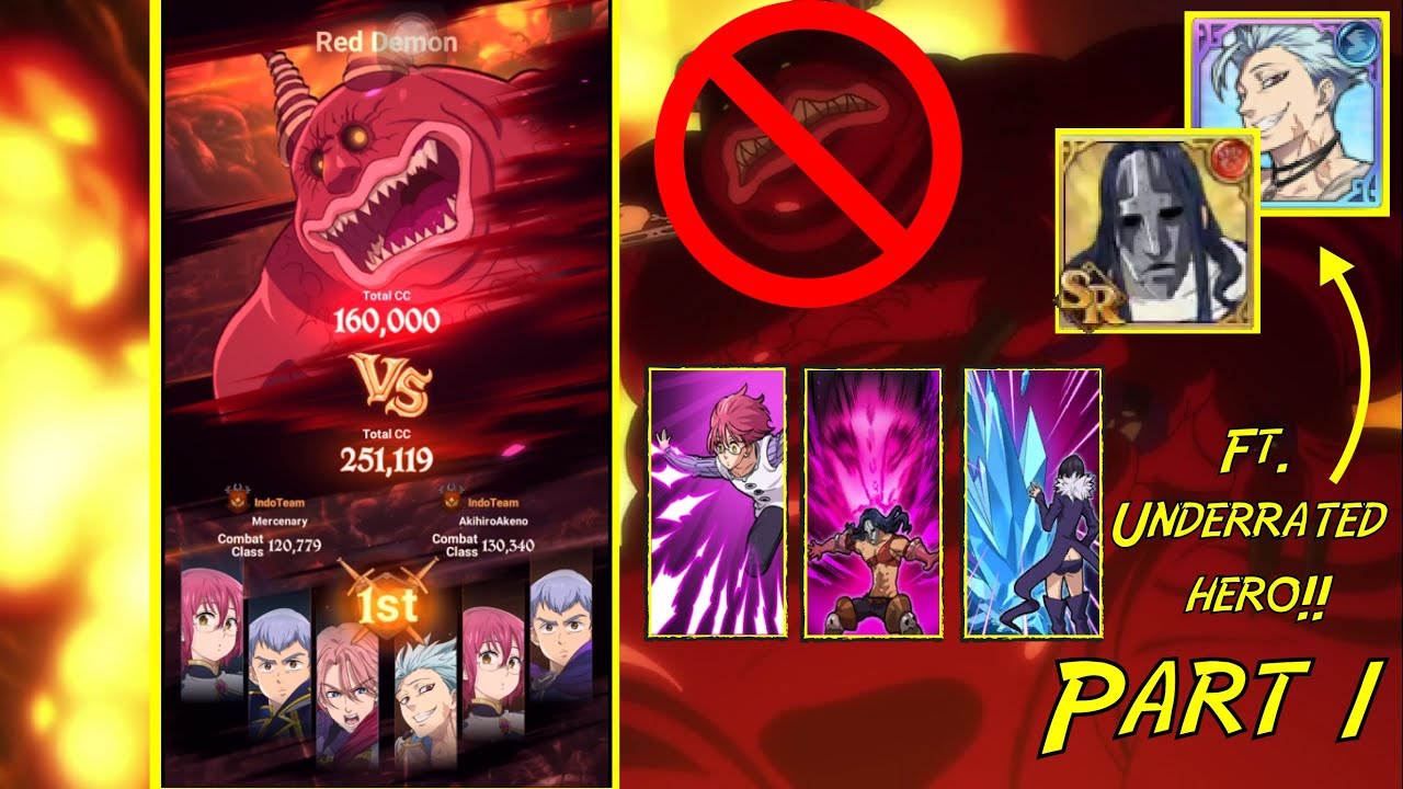 Strategi Mengalahkan Red Demon dengan Hero Underrated pt. 1 !! | 7ds ...