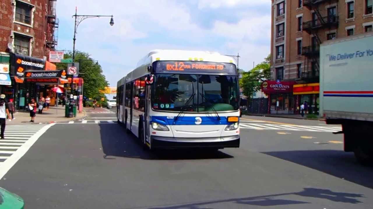 MTA New York City Bus New Flyer XD60 4797 on the Bx12 - YouTube