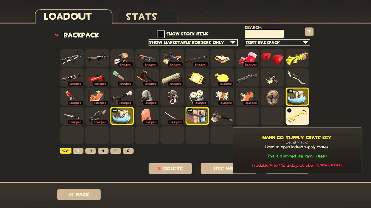 TF2 uncrating boxes 2 - YouTube