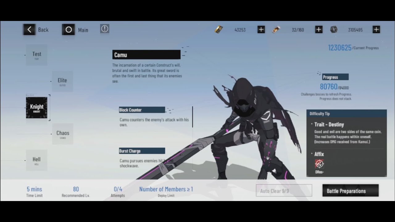 【Ultimate PPC】Punishing Gray Raven | Global - All Stages 1-5 Camu - YouTube