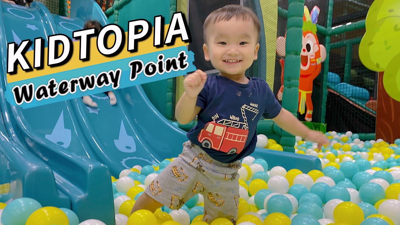 Kidtopia @ Waterway Point with my 21 months boy - YouTube