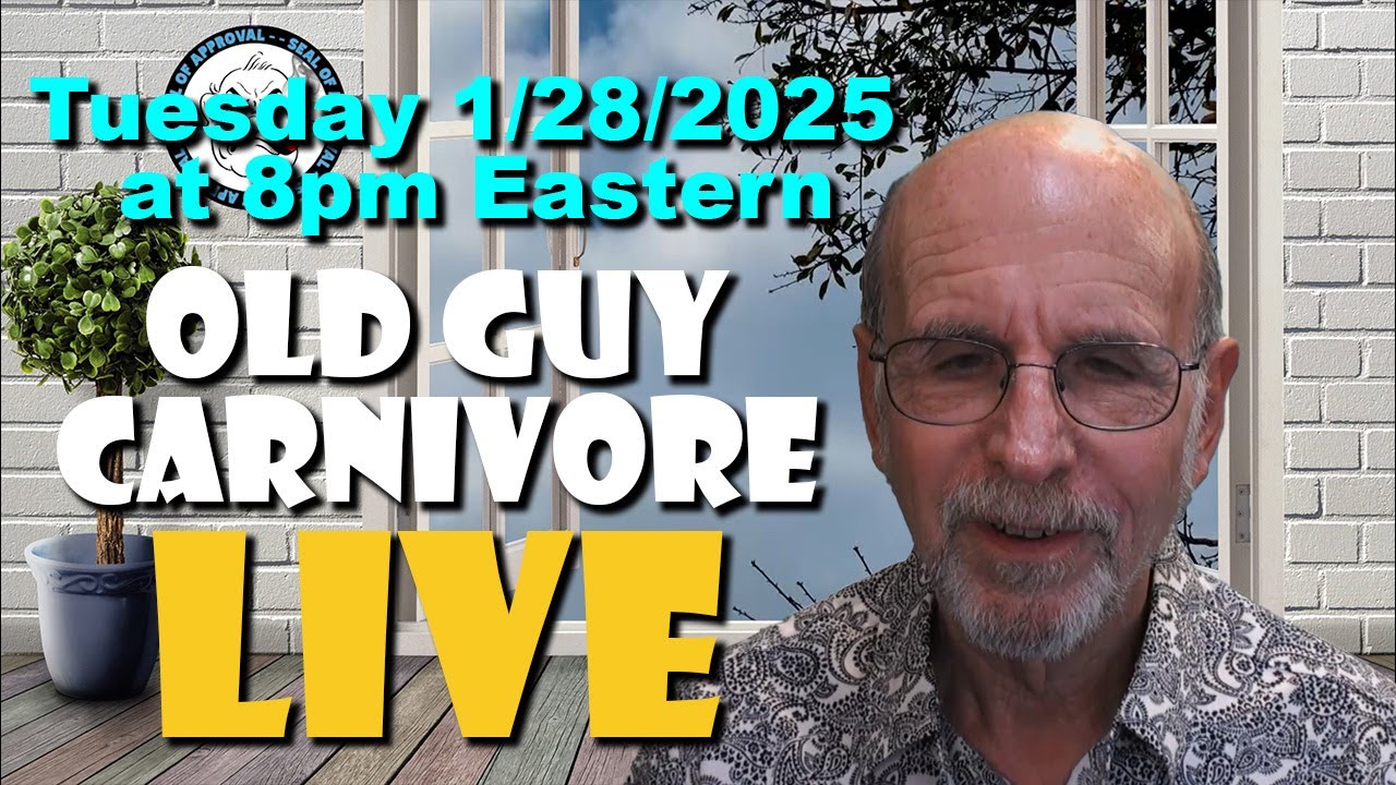 OLD GUY CARNIVORE LIVE Tue January 28th @ 8pm EST - JOIN MITCH, HAVE ...