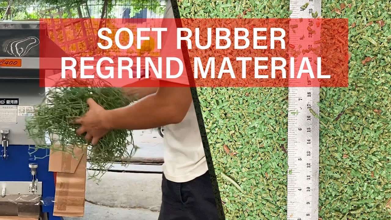 【PC400·8_6mm】Video on using plastic recycling and crushing equipment ...