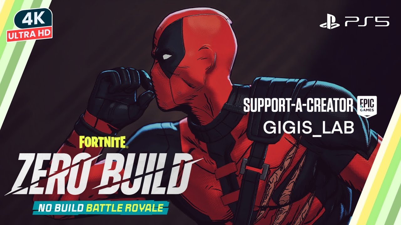 FORTNITE Zero Build Chapter 5 Season 3 DEADPOOL Skin Locker Showcase ...