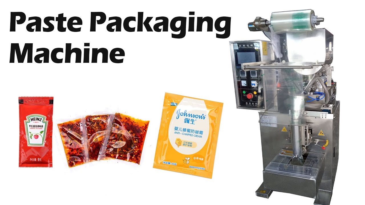 Automatic Paste Packaging Machine | Paste Pouch Filling And Sealing ...