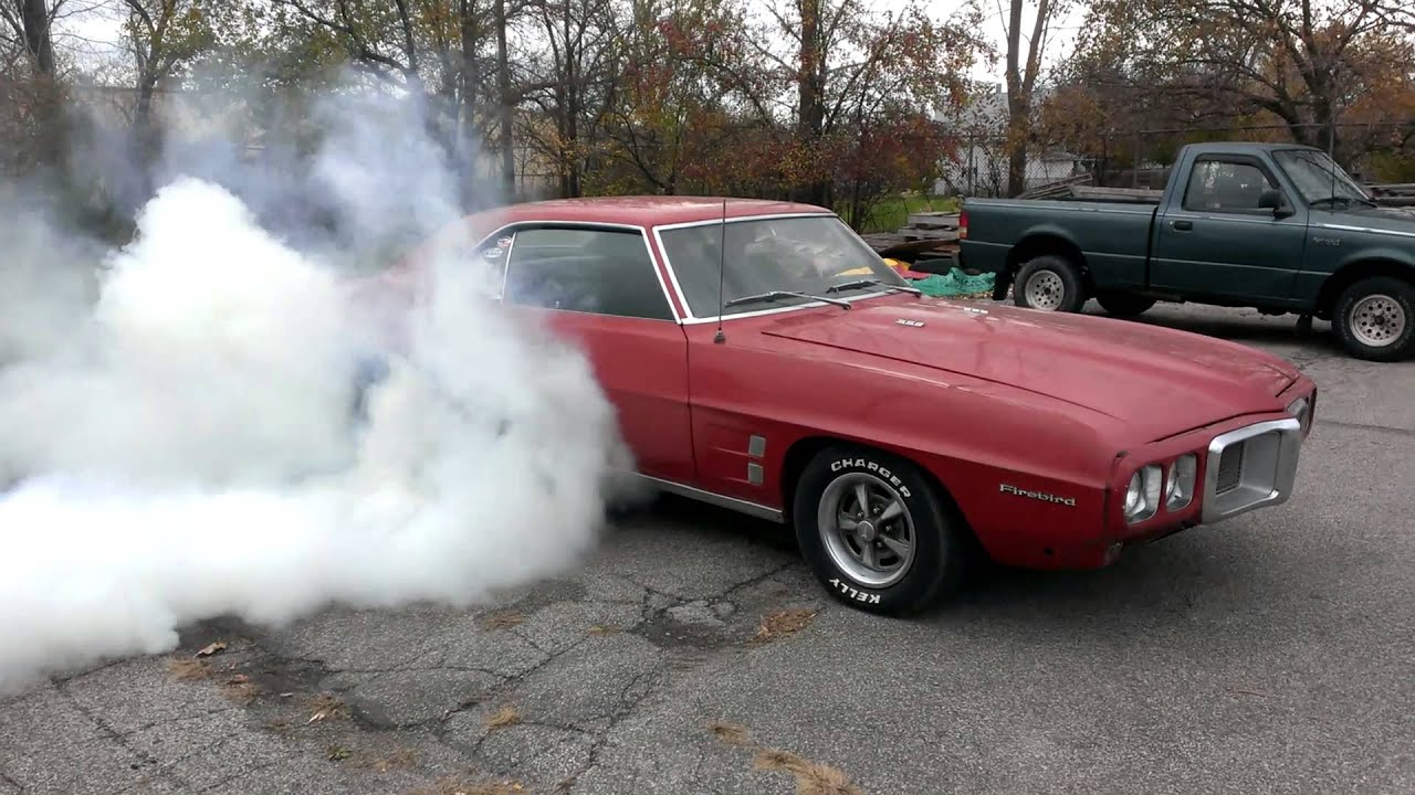 1969 Firebird Burnout - YouTube