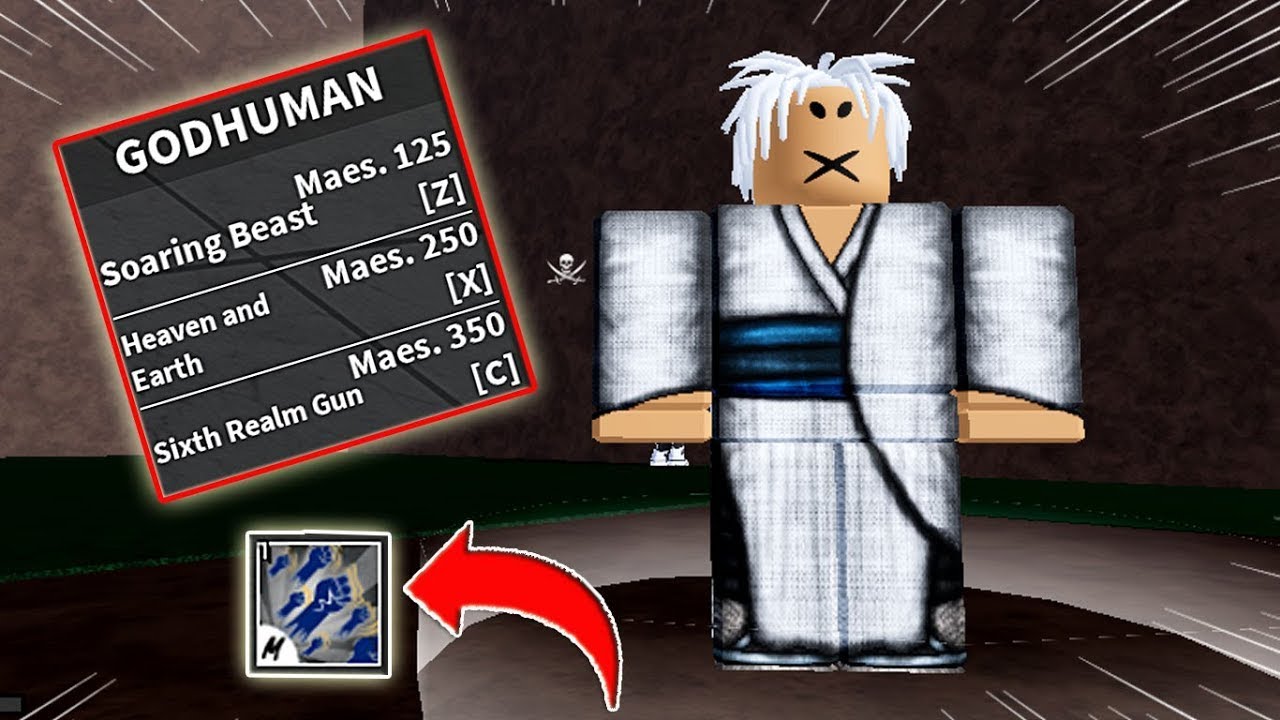 BLOX FRUIT GOD HUMAN SHOWCASE!!! - YouTube