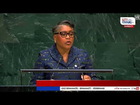 DISCOURS ONU Judith SUMINWA TULUKA, Première Ministre