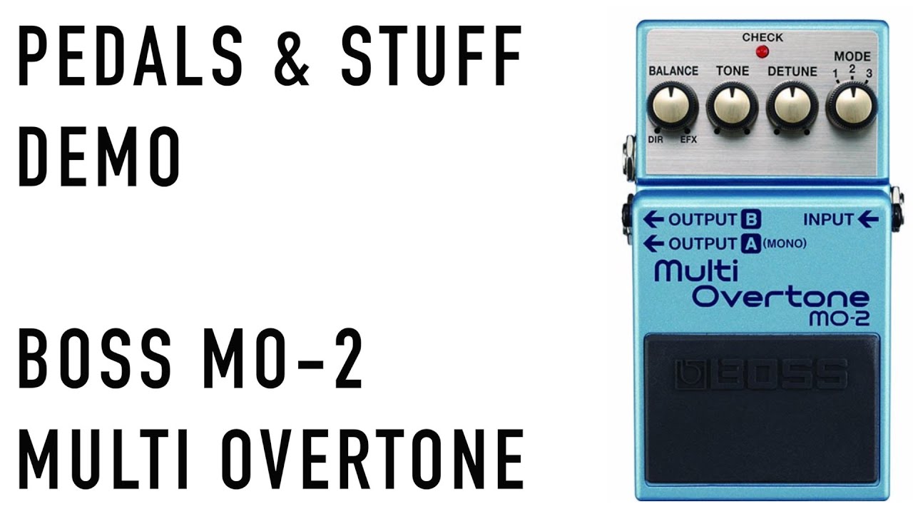 BOSS MO-2 Multi Overtone demo - YouTube