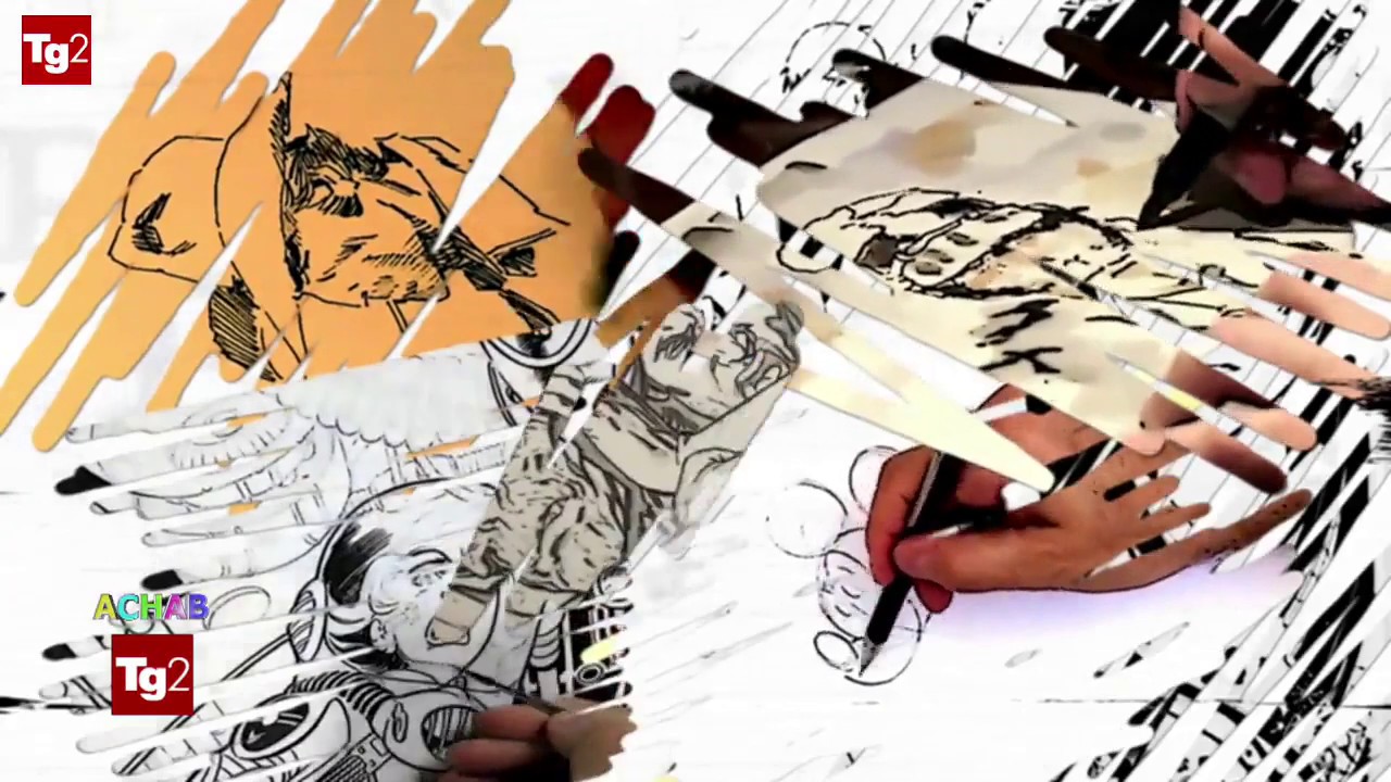 ACHAB Fumetti - puntata 7 (da "TG2 Achab Libri” del 14 dicembre 2019) - YouTube