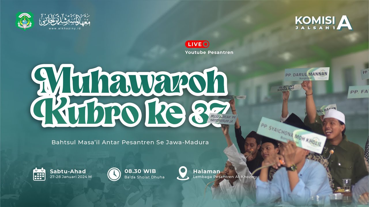 🔴 LIVE | Pembukaan Muhawarah Kubro KE-36 Lp Al-Khoziny Buduran Sidoarjo ...