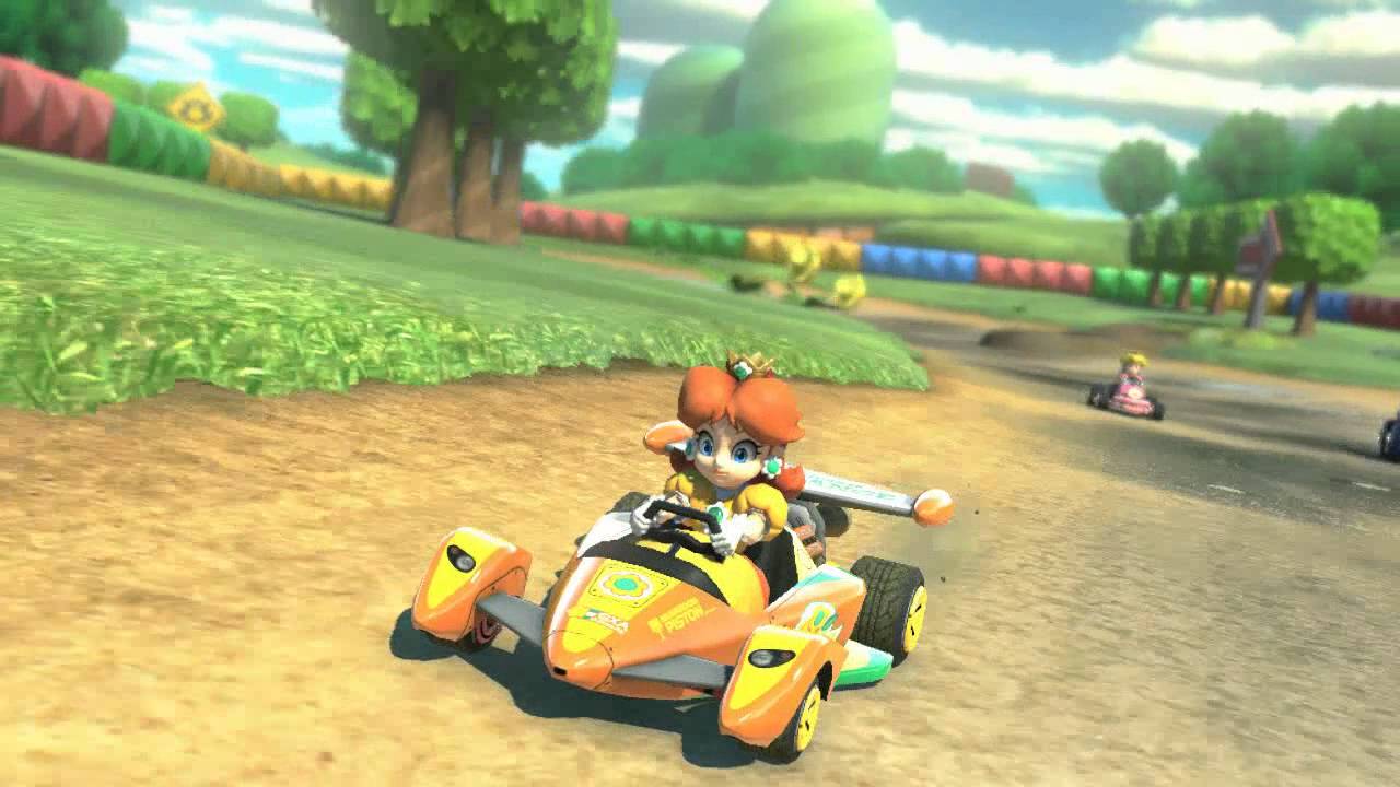 Driving Miss Princess Daisy -- Mario Kart 8 - YouTube