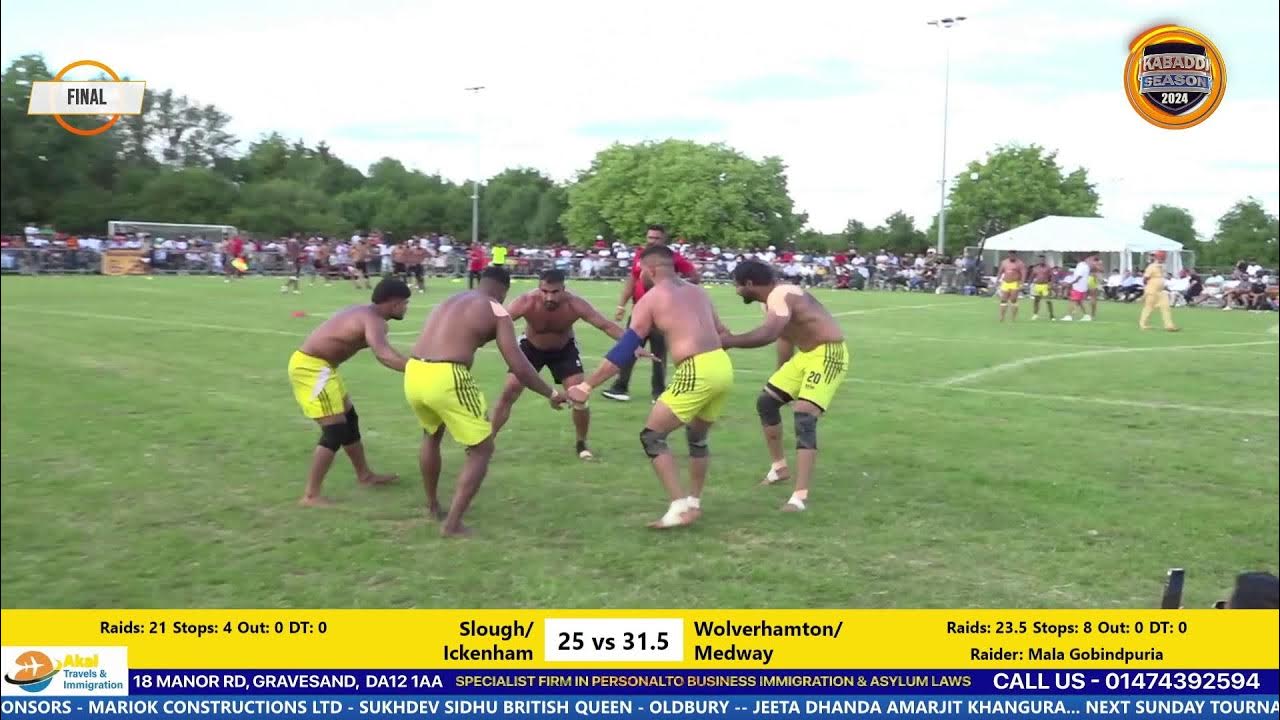 England Di Kabaddi: Season 2024 - Southall kabaddi Tournament - YouTube