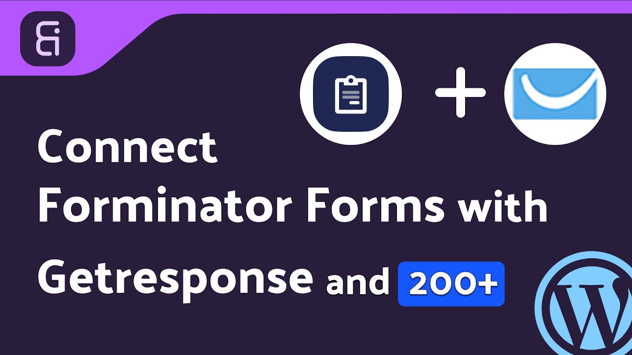 Free Integrating Forminator Forms With Getresponse Step By Step Tutorial Bit Integrations