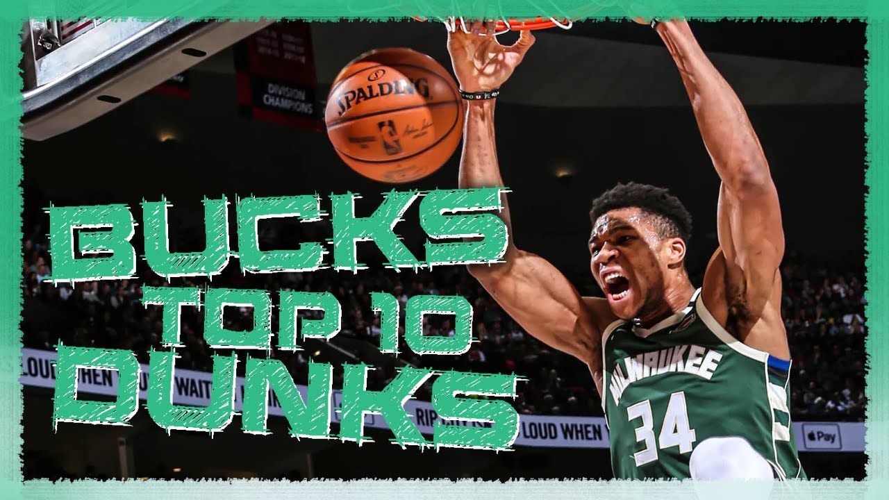Milwaukee Bucks Top 10 Dunks EVER - YouTube