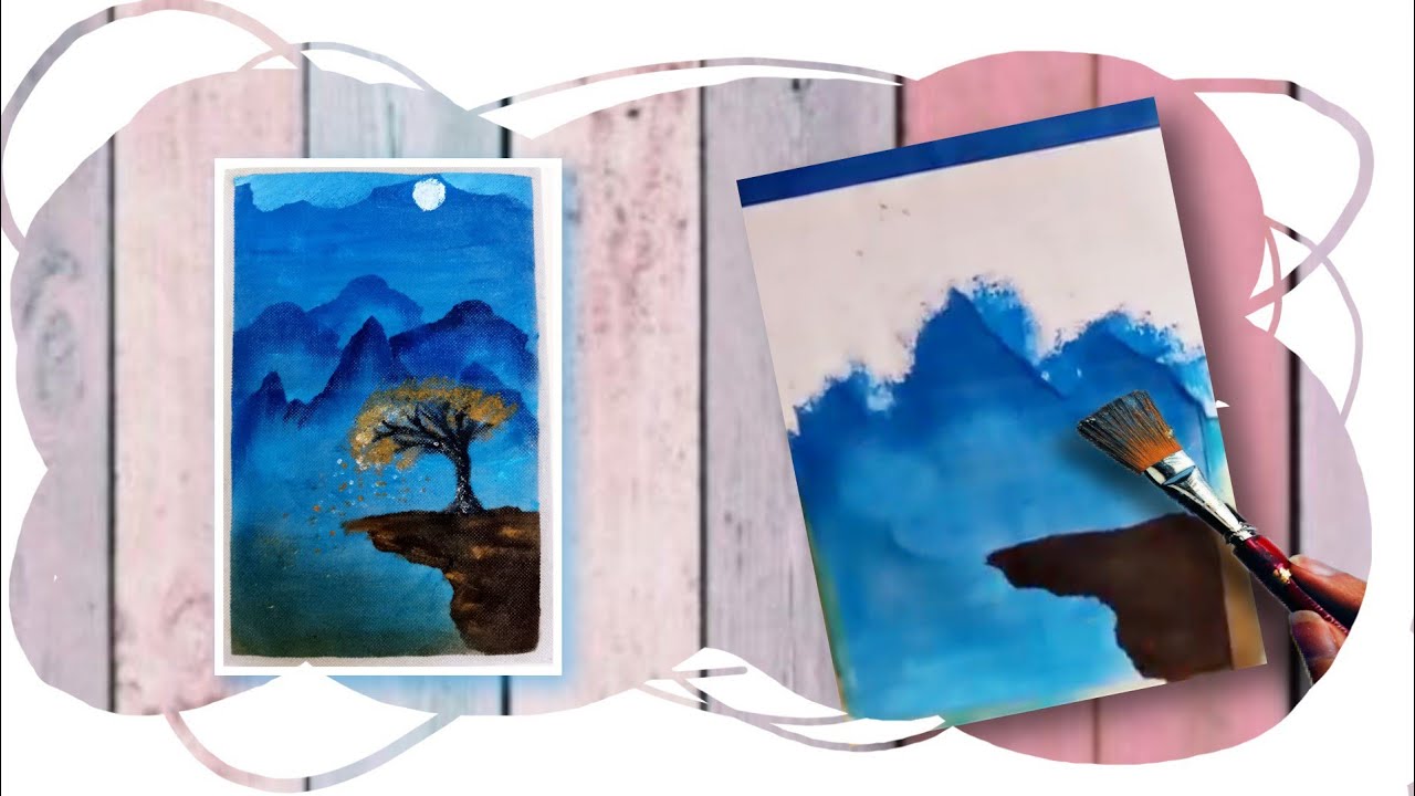 MELUKIS DENGAN ALAT SEADANYA | Spons & Kertas - YouTube