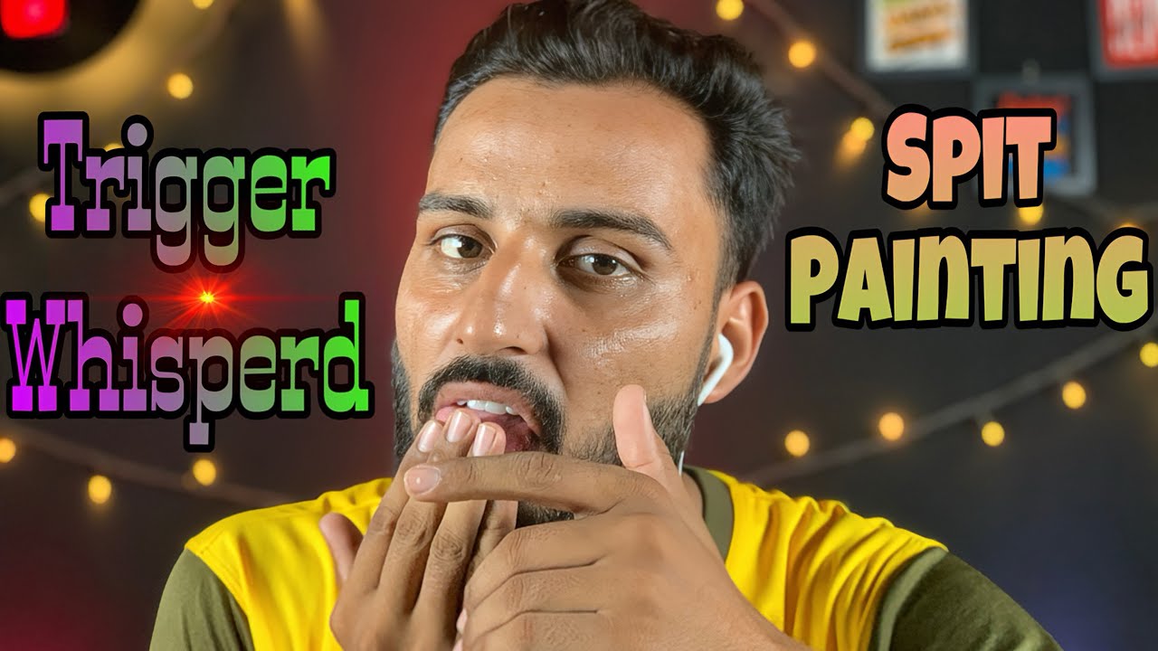 Asmr Spit Painting Trigger Word On You Whisperd Sound #asmrspitpainting ...