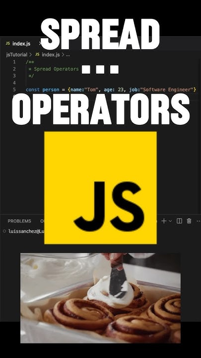 JavaScript Spread Operator #shorts #javascript #code #learning - YouTube