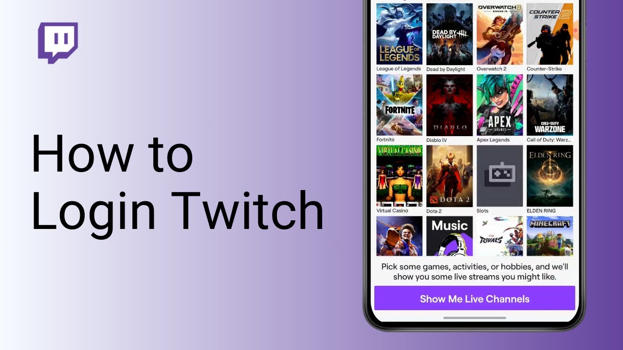 How to Login Twitch Account I Sign In Twitch Account (2024) - YouTube