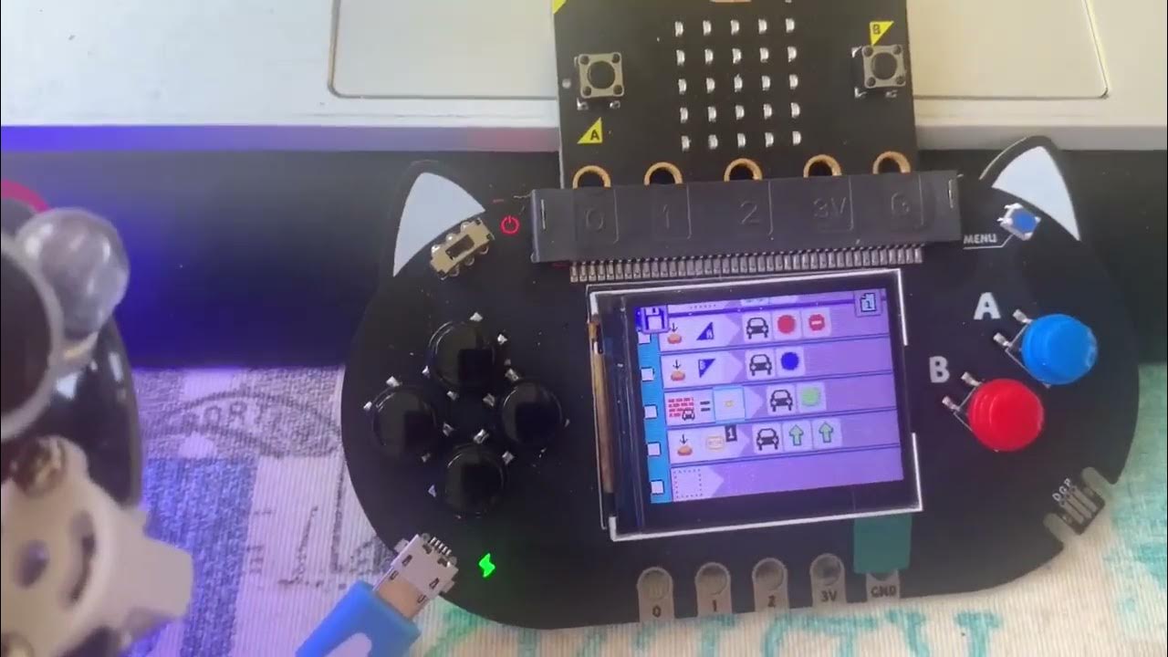 Get excited to program the colored lights and the ultrasonic sensor of ...