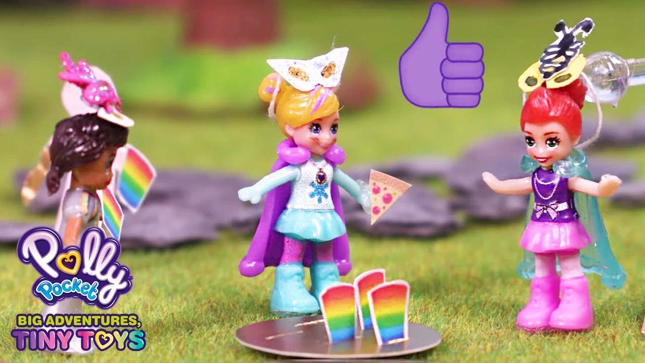 Masquerade Ball 🎩 Polly Toy Play | Polly Pocket - YouTube