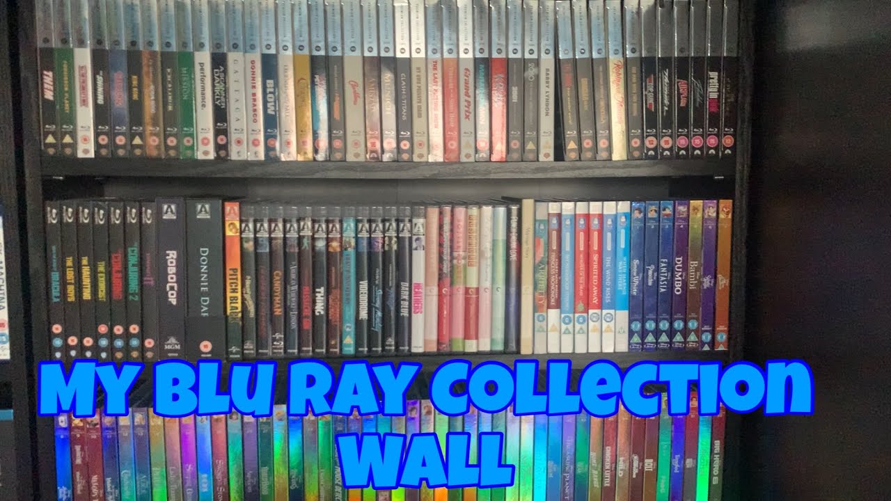 My Blu Ray Collection Wall - YouTube