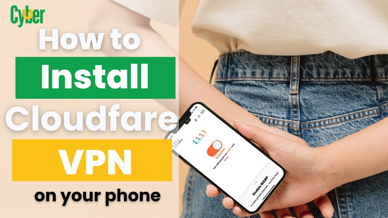 How to install Cloudfare VPN Warp on your Iphone - YouTube