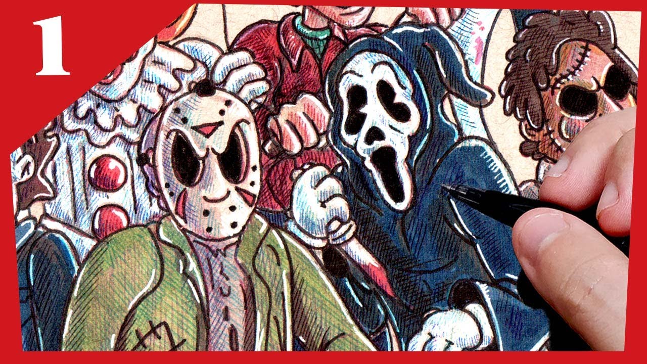 If Horror Movie Villains Were Vintage Cartoons (Rubberhose Style) - YouTube