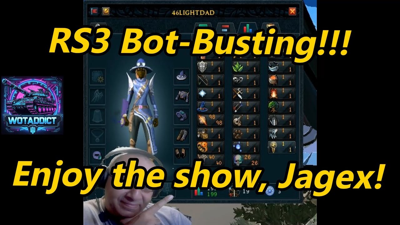 RS3 Bot Busting: "46LightDad" EXPOSED! - YouTube