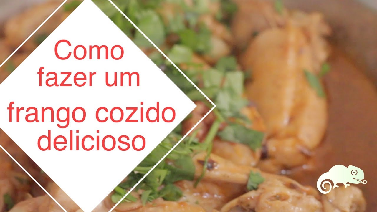 Como fazer um frango cozido simples e delicioso - YouTube
