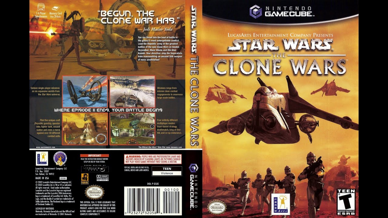 Star Wars The Clone Wars Full Game Walkthrough Longplay - YouTube