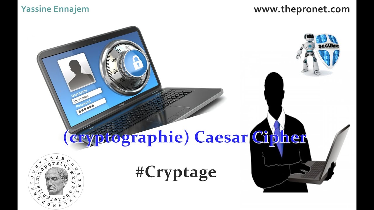 Securité Informatique : (cryptographie) #Cryptage 'Caesar Cipher' - شرح ...