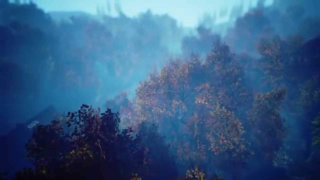 Unreal Engine 4 Forest Scene WIP - YouTube