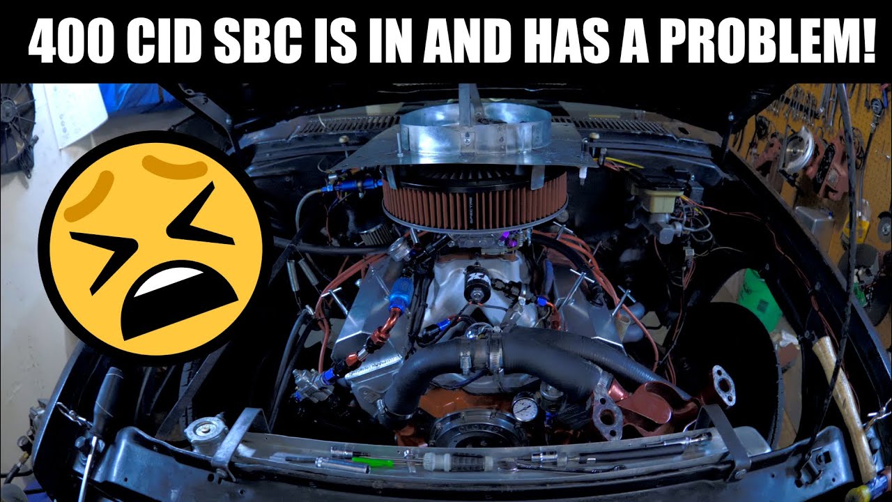 The 400 CID SBC is in the S10 but immediately has a problem! 😥 - YouTube
