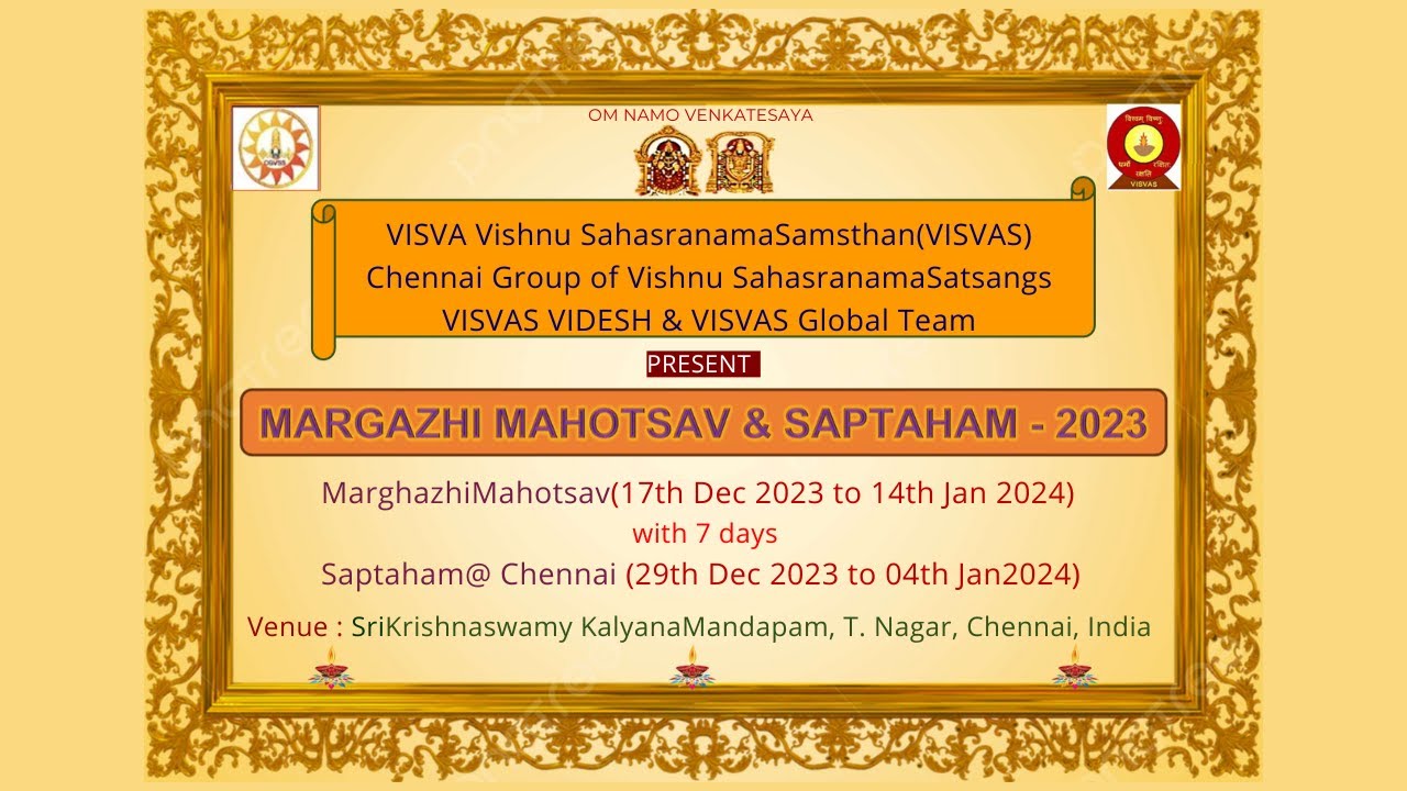 VISVAS SAPTAHAM 2023 DAY-5 PART 1 - YouTube