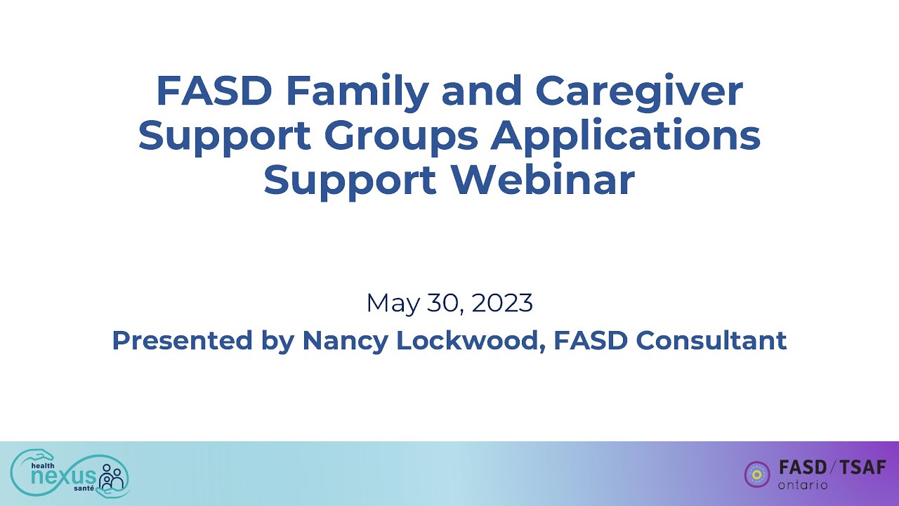FASD Support Groups Applications Support Webinar 2023-24 - YouTube
