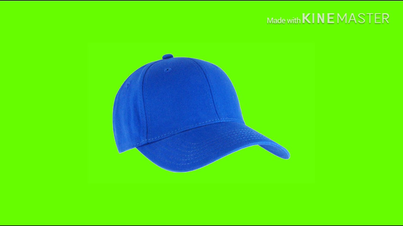Blue Cap Green Screen - YouTube