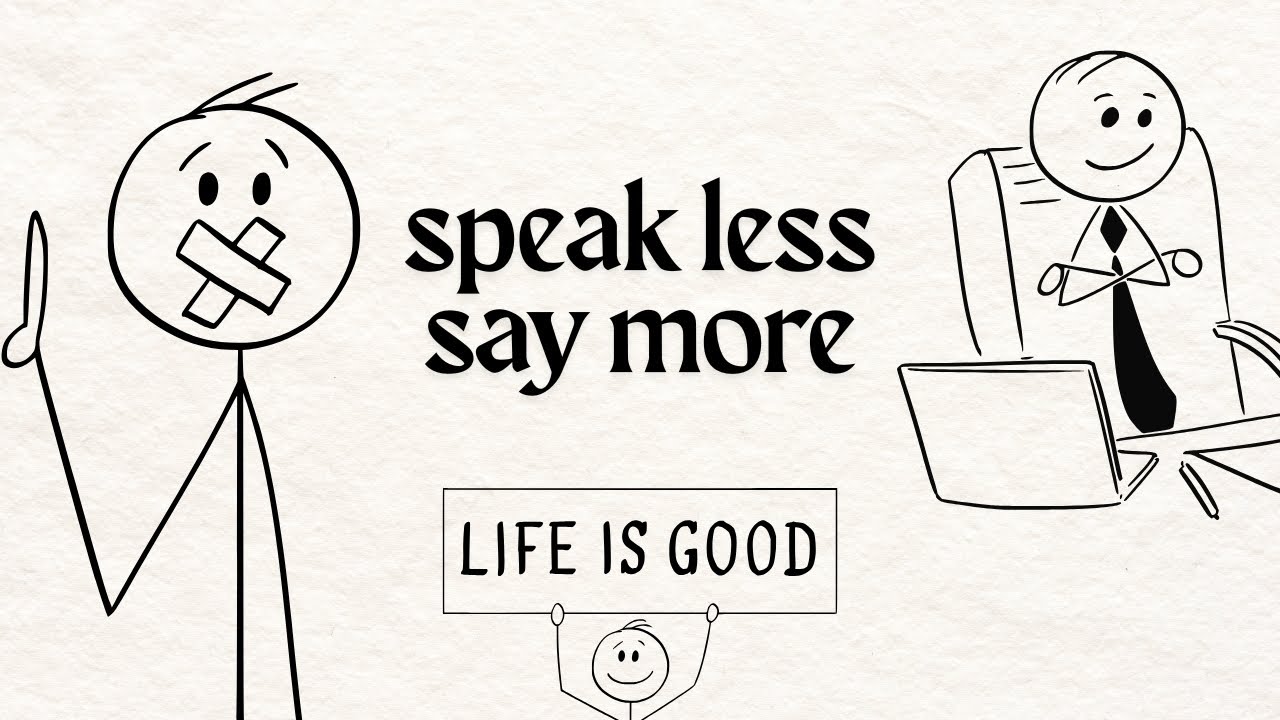 How Talking Less Makes You Stronger Instantly - YouTube