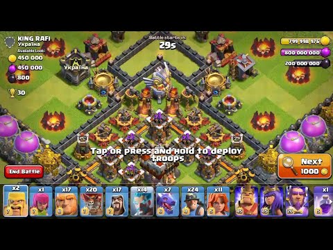 Coc free atttaks for null,s clash - YouTube