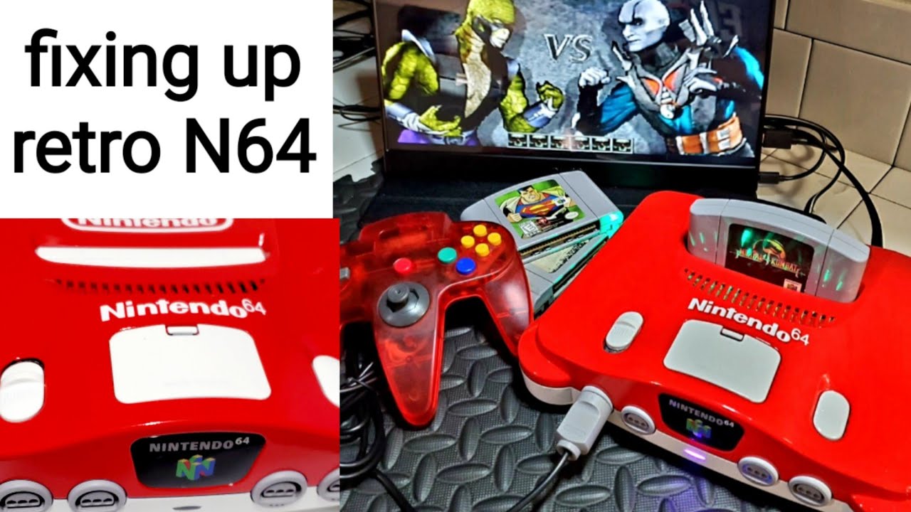 Resto/mod on retro Nintendo 64 / N64 - YouTube