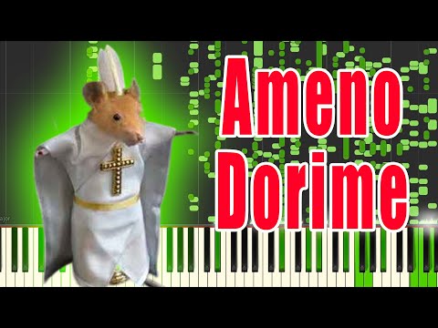Ameno but it's MIDI (Auditory Illusion) | Dorime Piano sound