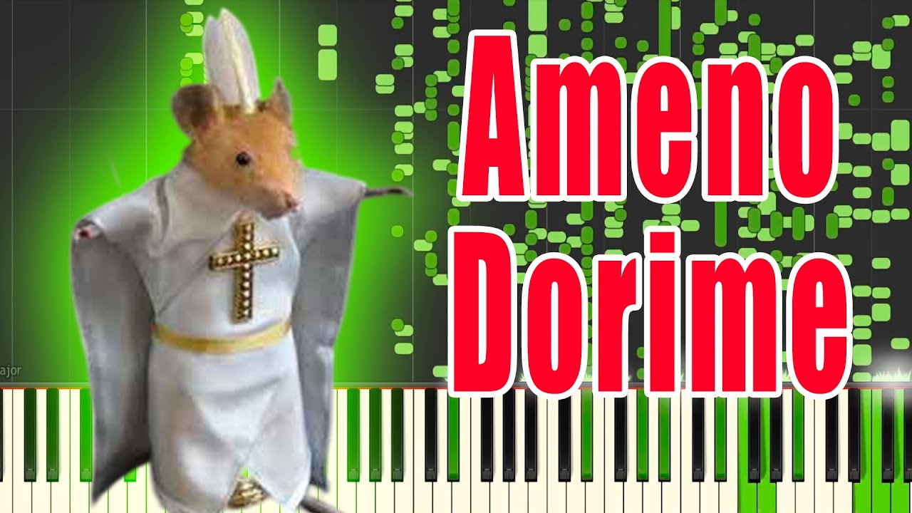 Ameno but it's MIDI (Auditory Illusion) | Dorime Piano sound - YouTube