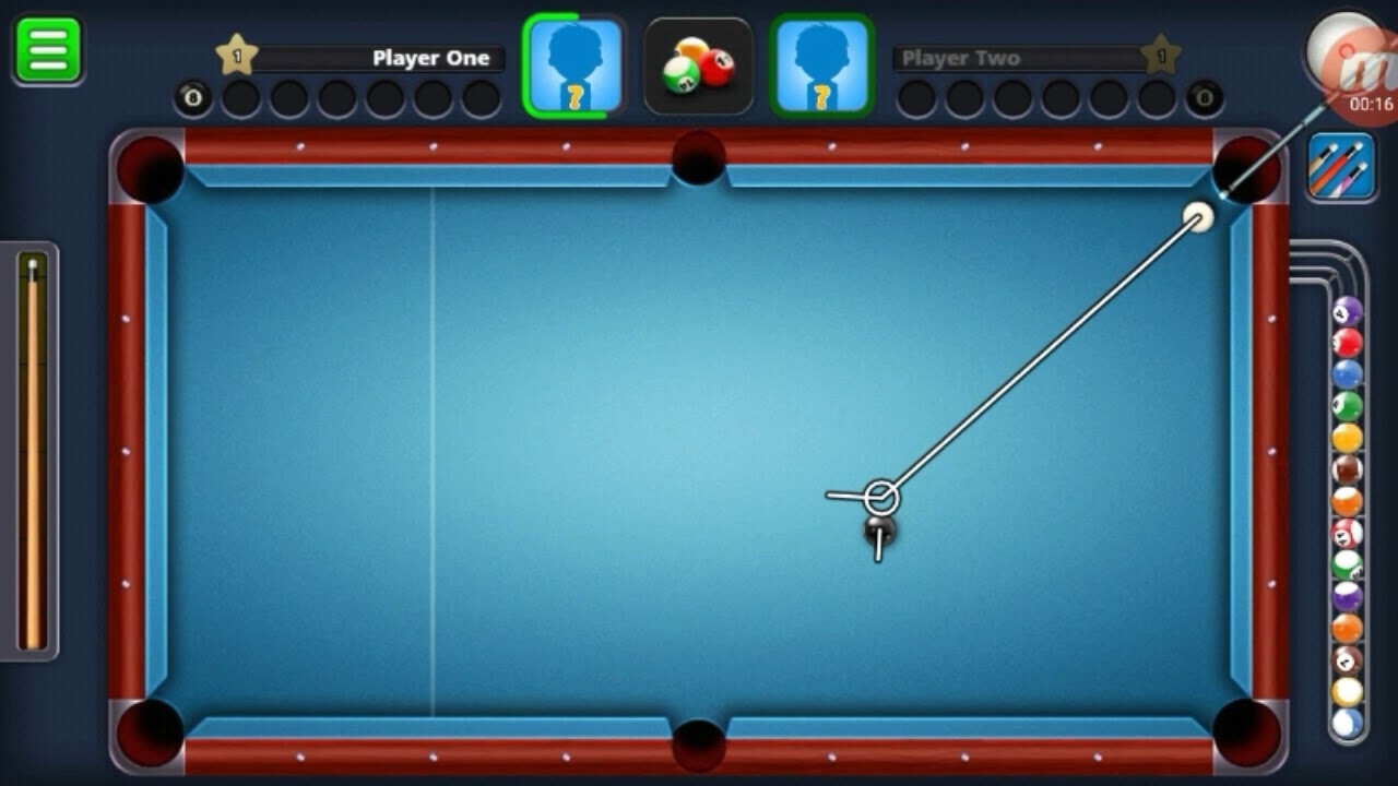 8 ball pool bank shots best tricks shot bouns off the table - YouTube