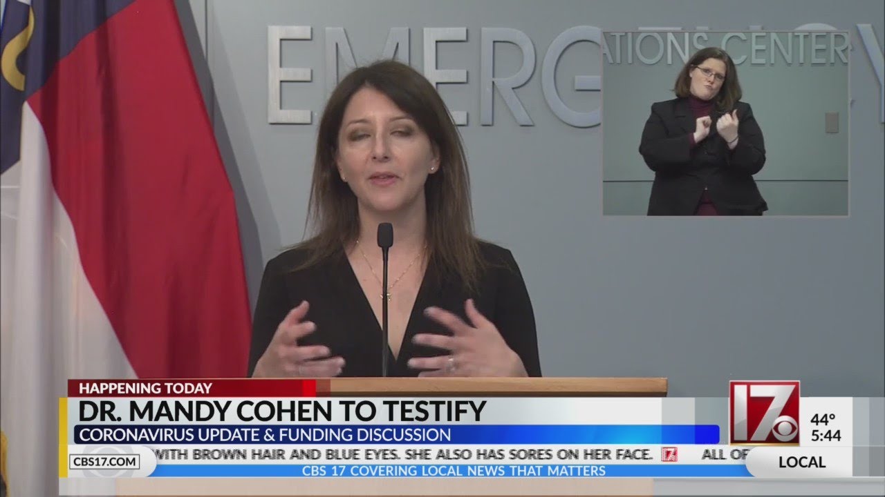 NCDHHS Secretary Dr. Mandy Cohen to testify in front of NC General ...